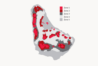 Water Zones & Development - RED by Terra Caribbean